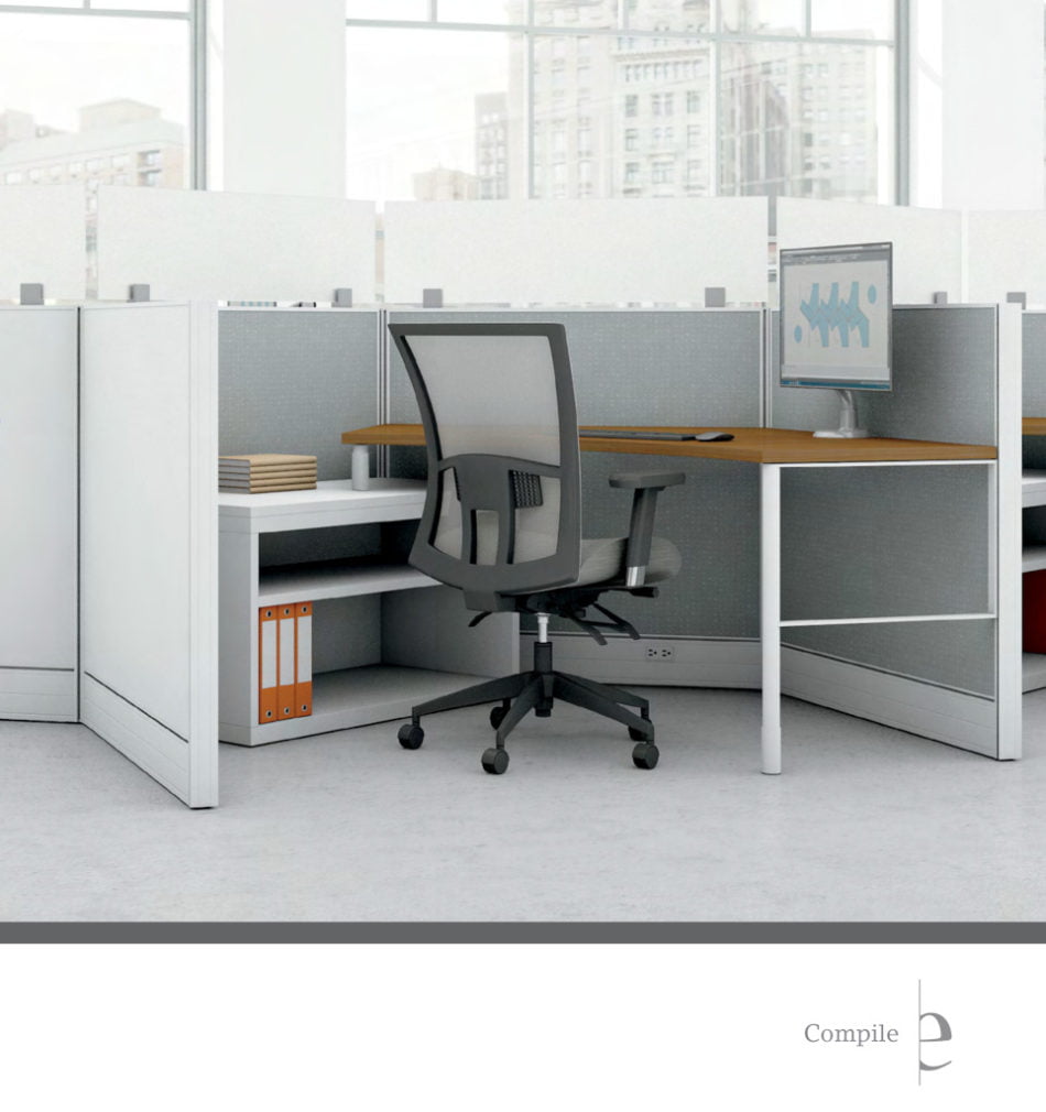 Office Cubicle Storage Compile 4-Pack 54" H Office Cubicle System 6X6