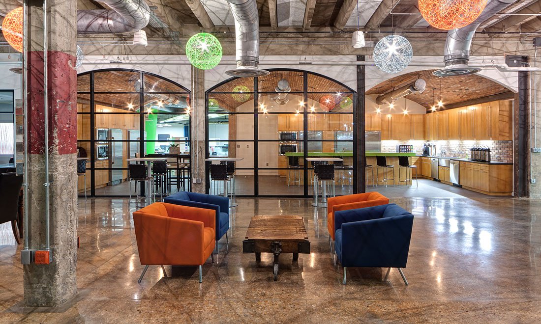 Design a comfortable breakroom